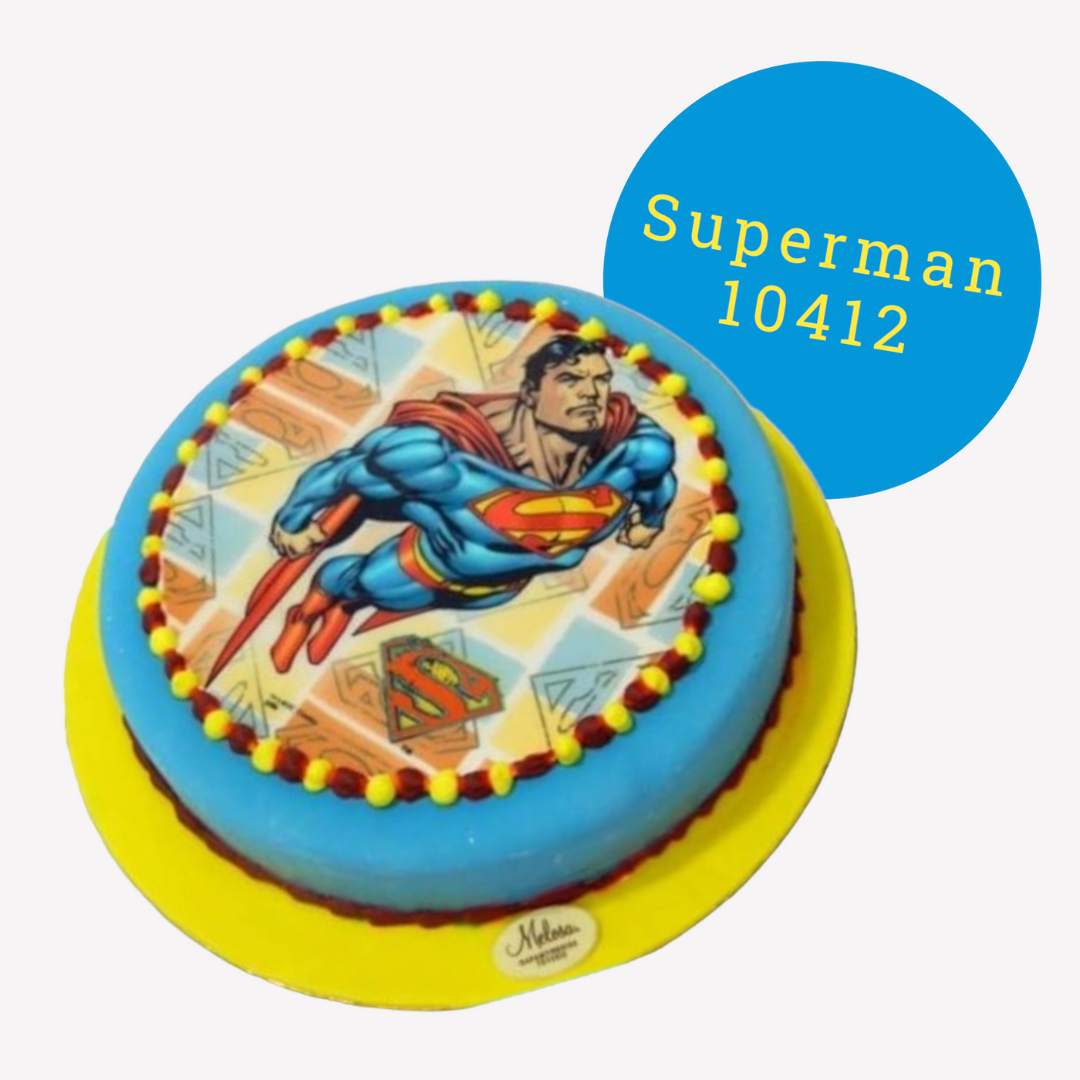 ΤΟΥΡΤΑ SUPERMAN | Ζαχαροπλαστεία Melosa